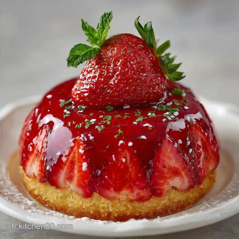 Dôme Fraise Gastronomique pour 10 Pers. - fr.kitchen20.com